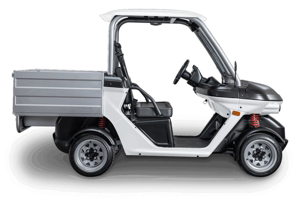 4-seater cart approved for passengers and luggage - Alba Mobility